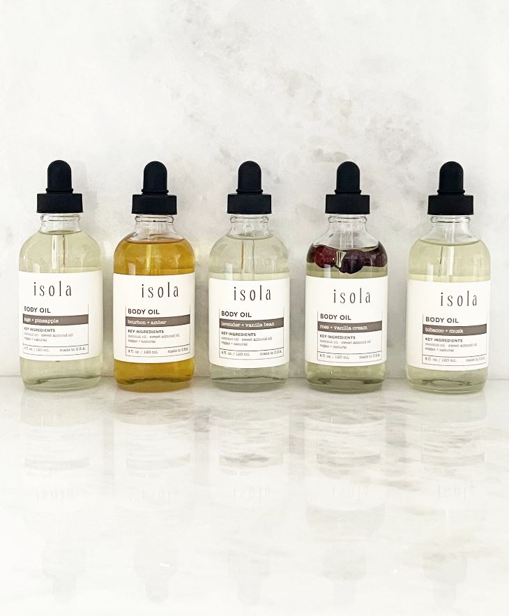 Isola Body Oils – A Touch of Jackie